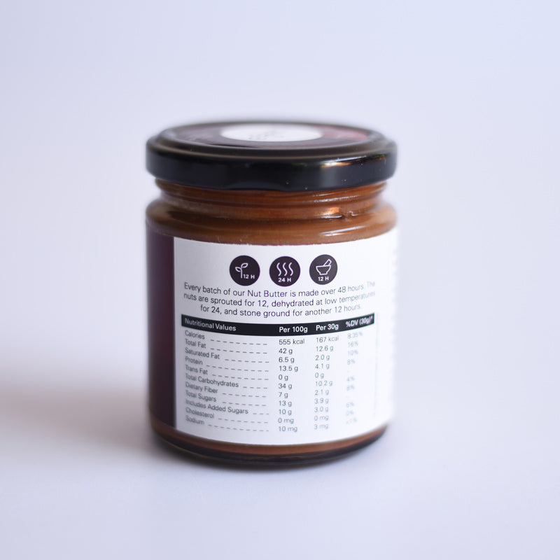 Sprouted Nut Butter - Chocolate handmade sustainable FOOD | Auroville ...
