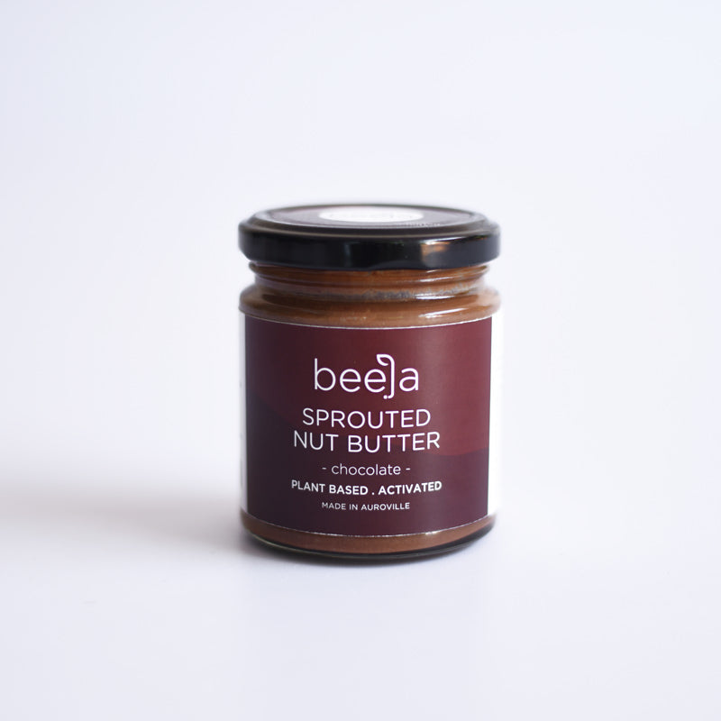 Sprouted Nut Butter - Chocolate handmade sustainable FOOD | Auroville ...